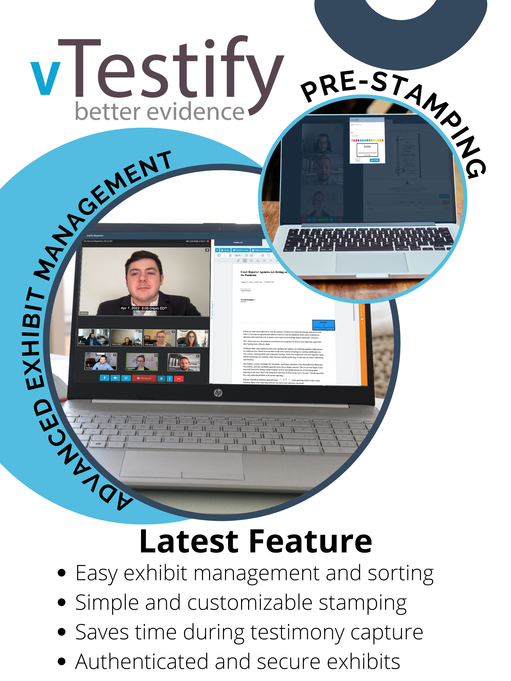 Pre-Stamping Exhibits